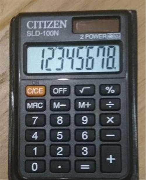 Калькулятор карманный Citizen SLD-100N