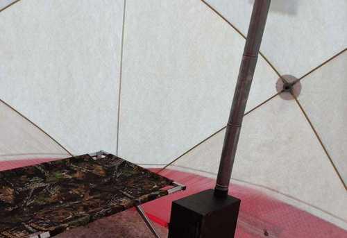 Печь для палатки Сибтермо Малая + экран + трубы
