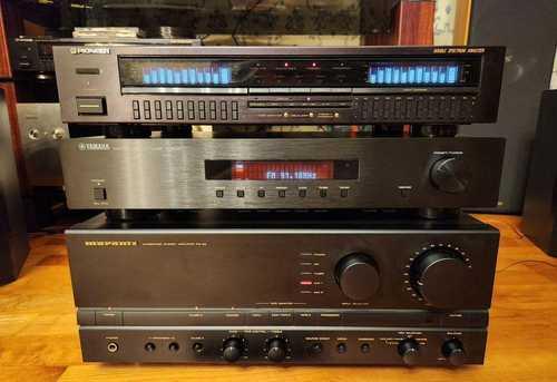 Marantz PM-82 + Pioneer GR-777 + Yamaha T-S500