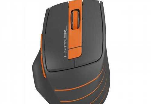 Мышь беспроводная A4Tech Fstyler FG30 серый/оранже