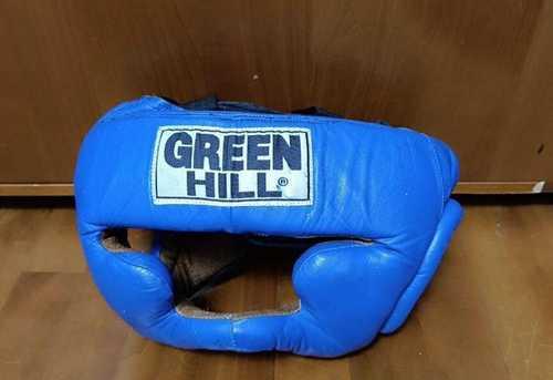 Боксерский шлем green hill размер L