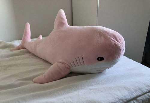 Мягкая игрушка акула розовая