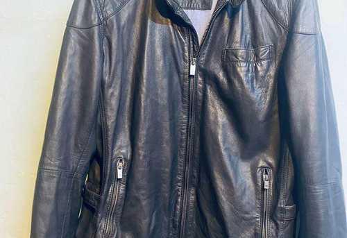 Massimo dutti кожаная куртка XL52. Бомбер pilot