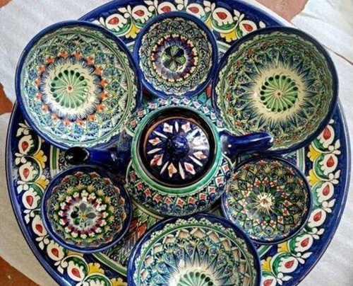 Узбекский посуда комплект