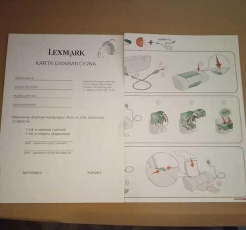 Цветной струйный принтер, Lexmark z25