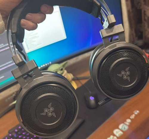 Игровые наушники razer