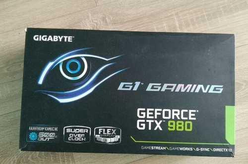 Видеокарта gtx 980 gigabyte G1 Gaming