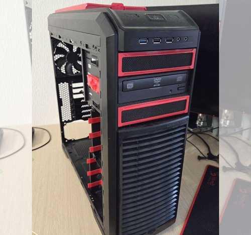 Корпус для пк deepcool kendomen red-black