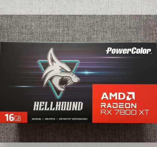 Powercolor RX 7800 XT Hellhound (новая, гарантия)