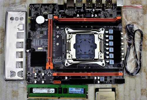 Новый комплект 2011 X99+Xeon E5 2630 v3 16 Gb DDR4
