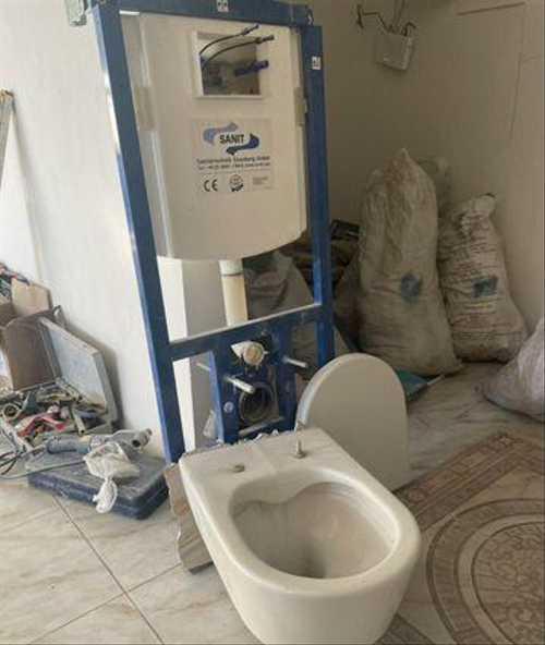 Инсталляция с унитазом
