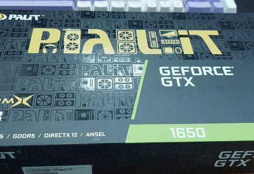 Коробка от видеокарты Palit Geforce GTX 1650 4 GB