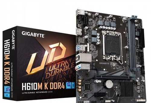 Материнская плата Gigabyte H610M K DDR4 новая
