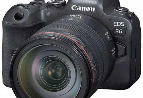 Фотоаппарат Canon EOS R6 Kit RF 24-105mm F4L IS US