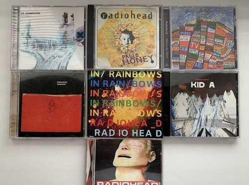 Radiohead - коллекция из 7 CD (фирменные)