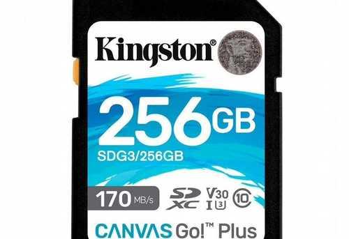 Карта памяти Kingston sdxc 256GB Canvas GO Plus
