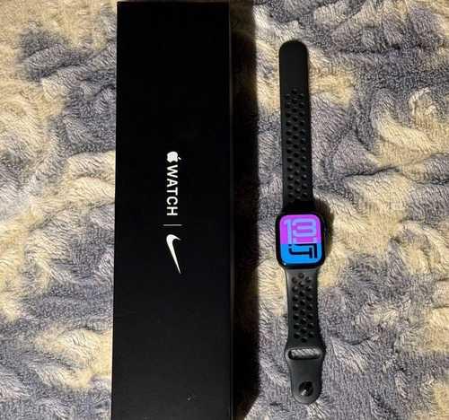 Apple watch 7 41mm Nike edition Акб 92