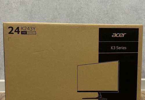 23.8" Монитор Acer K243YAbmix Black 75Hz