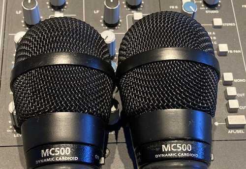 Electro Voice MC500 dynamic microphones