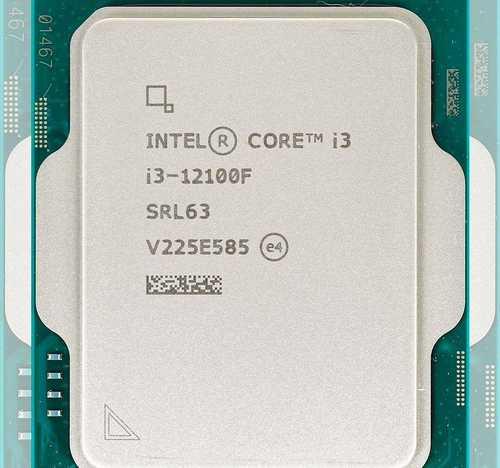 Процессор intel core i3 12100f