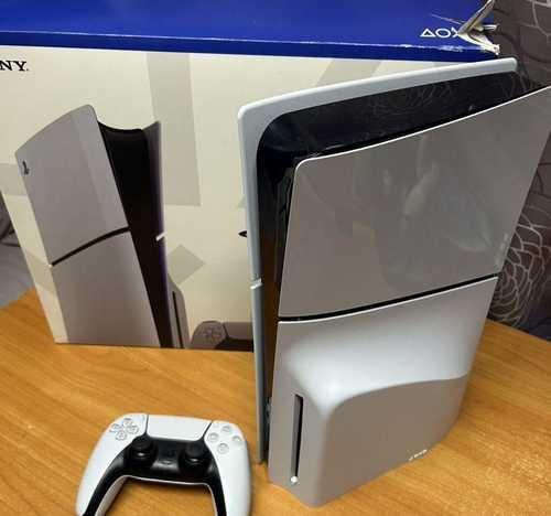 Sony playstation 5 slim с дисководом 1тб