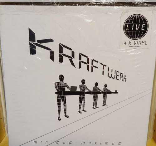 Kraftwerk Minimum-Maximum BOX 4LP US Винил