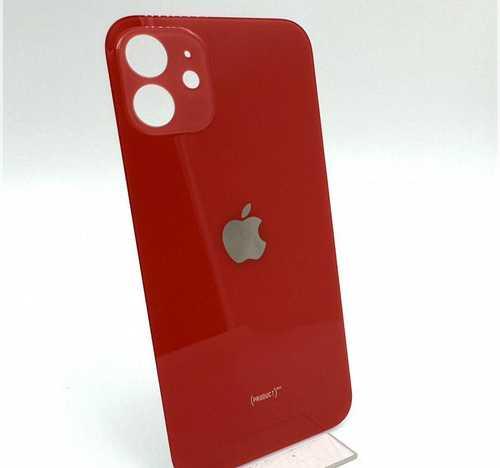 Заднее стекло корпуса iPhone 12 Red (увеличенное о