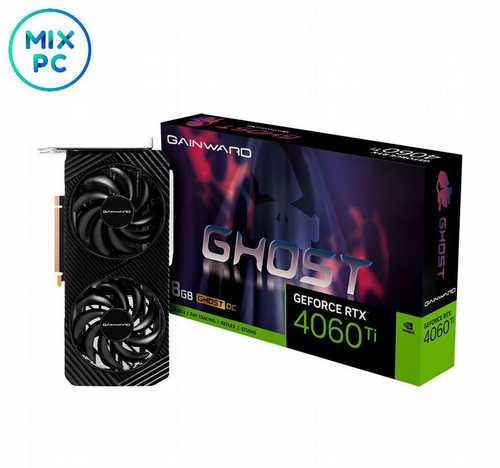 Видеокарта RTX4060Ti 8Gb Gainward ghost OC NE6406TT19P1-1060B