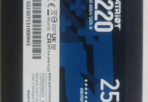 SSD 256Gb Patriot P220