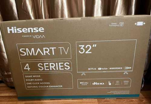 Телевизор hisense 32A4K новый