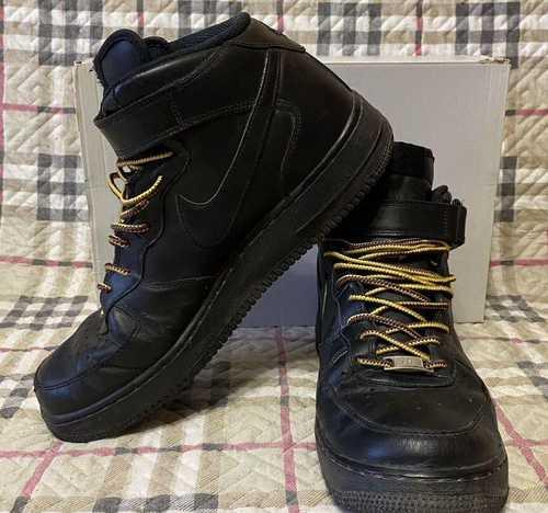 Кроссовки Nike air force 1 mid 07 Black 11.5 US