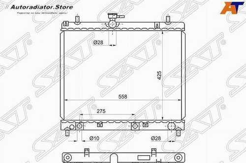 Радиатор охлаждения Тойота Раш 06