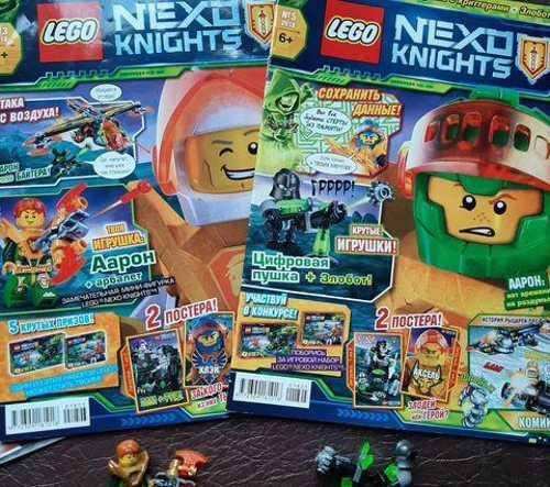 Журналы Lego, фигурки. Ninjago карточки