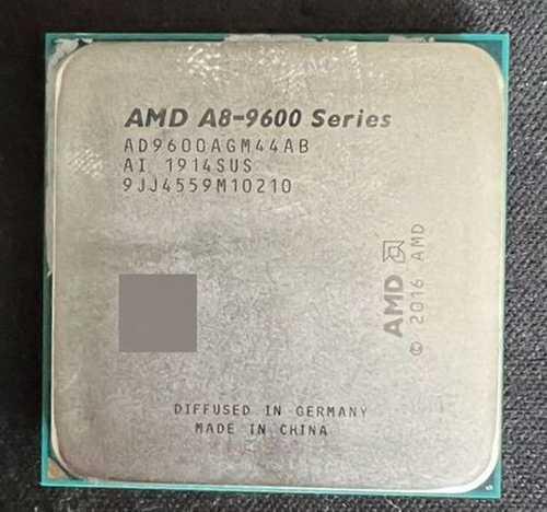 Процессоры AMD A8 9600/A6 9500