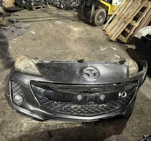 Ноускат рестайлинг бампер фара Mazda 3 BL