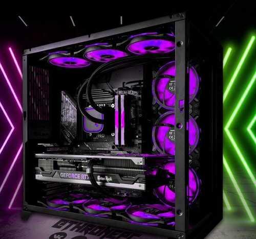 Игровой пк 14600K/ RTX 4080/ 32гб DDR5 7200 MHz