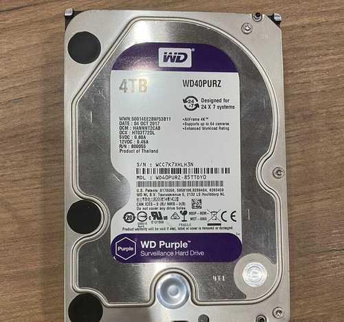 Жесткий диск HDD WD 4tb