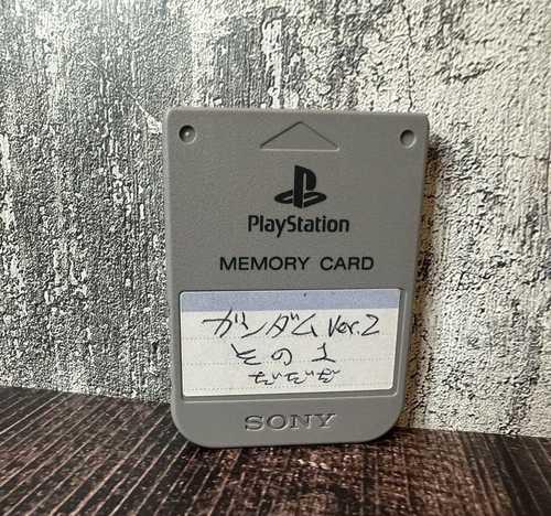 Карта памяти пс1 / memory card ps1 ps psone