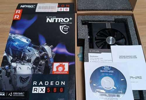 Видеокарта sapphire Radeon RX 580 nitro+ 4GB gddr5