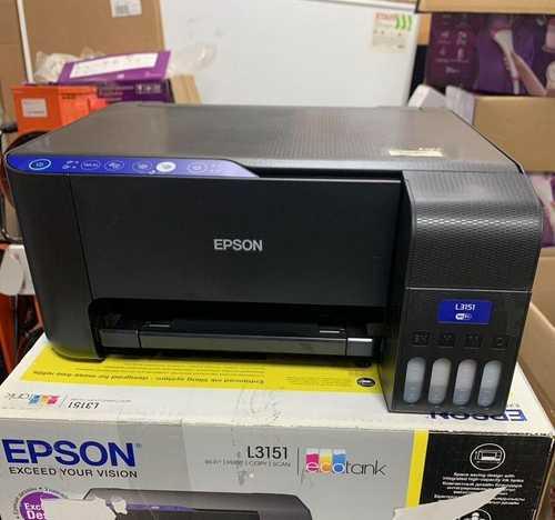 На запчасти Струйное мфу Epson L3151