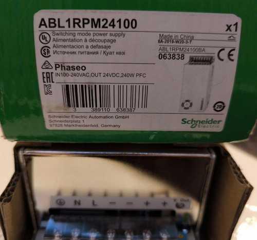 Блок питания Schneider Electric ABL1RPM24100