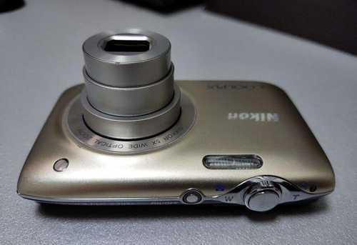 Nikon Coolpix S3100 цифровая стильная фотокамера