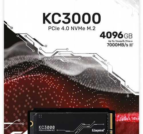 SSD Kingston KC3000 4Tb новый