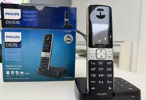 Беспроводной домашний телефон Philips D6351B