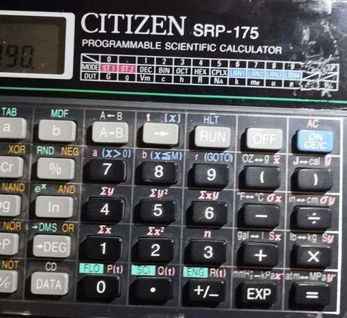 Инженерный калькулятор Citizen SPR-175