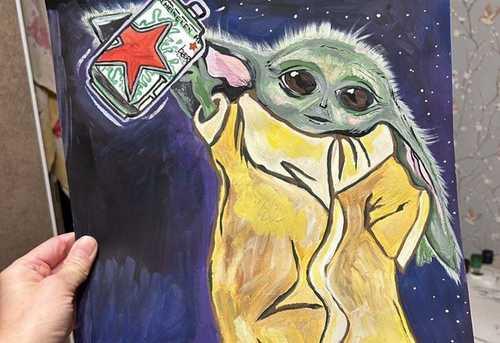 Картина Грогу Звёздные войны