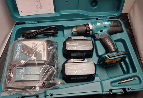 Аккумуляторная дрель-шуруповерт Makita DDF453RFE