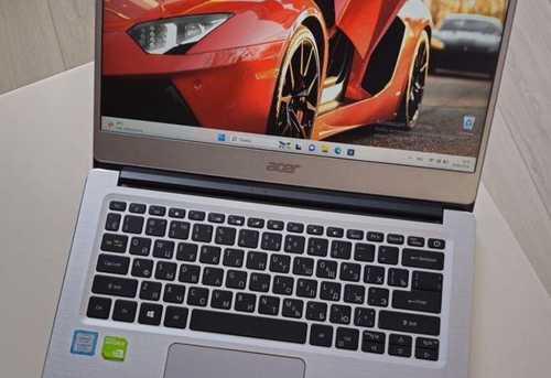 Шикарный Acer i7 8GEN/Geforce MX 150/Подсветка/iPS