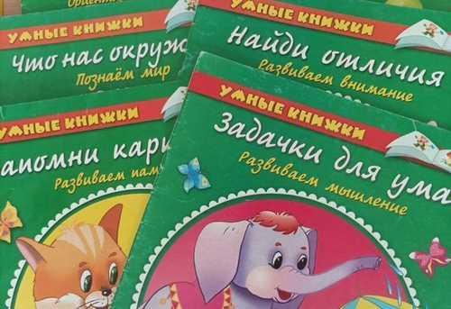 Умные книжки, пазлы, кубики, пирамидки