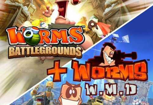 Worms Battlegrounds + Worms W.M.D Ps4 Ps5